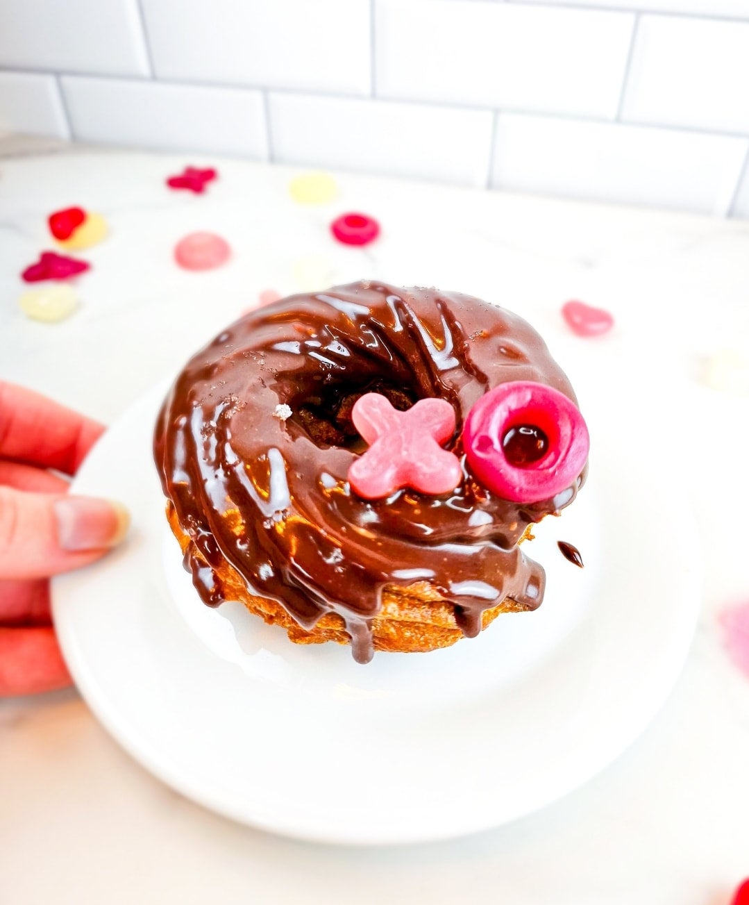 Eclair Cream Cruller | Rose Dough Donuts